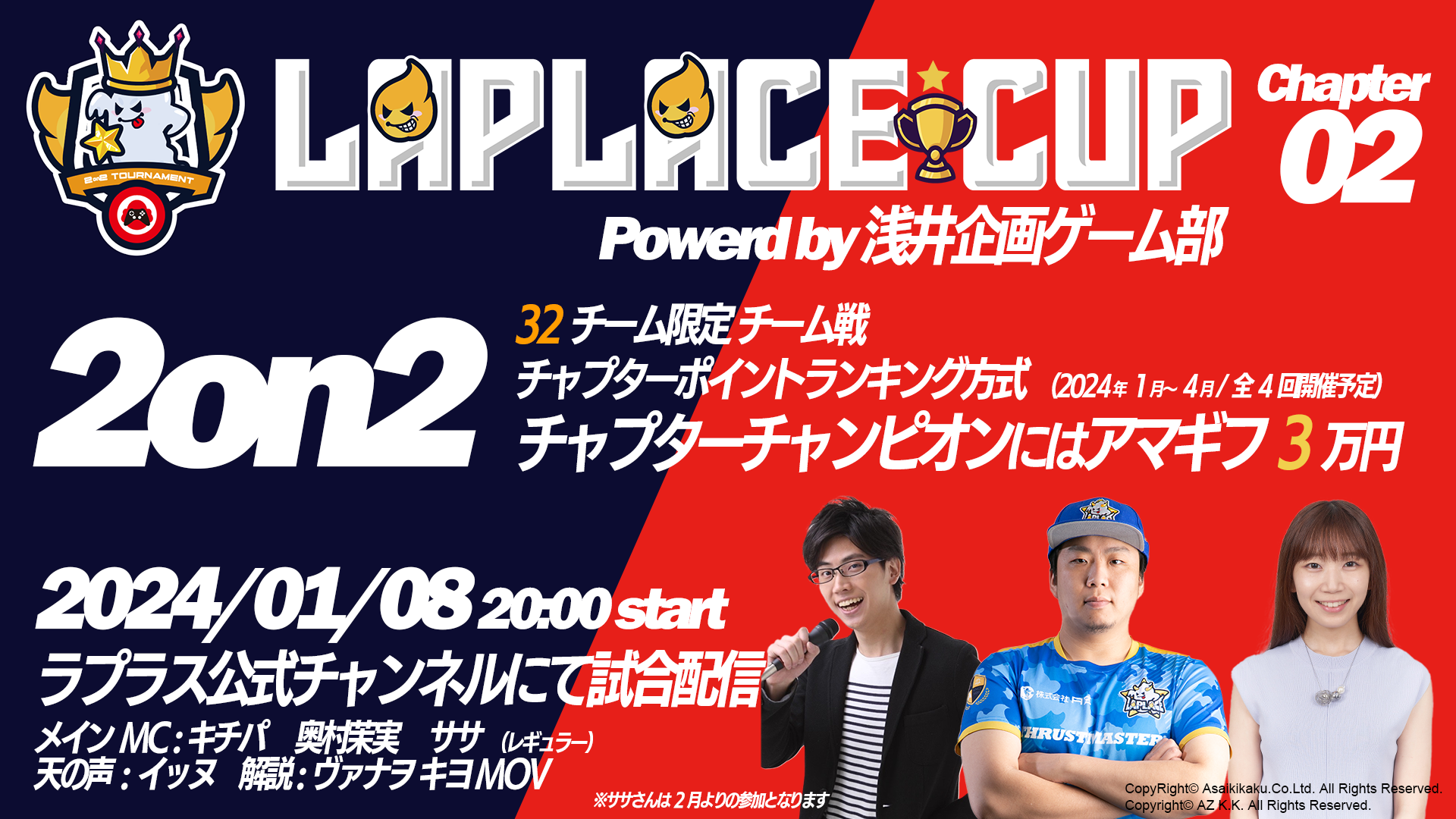 ラプラスカップ Chapter2 powerd by 浅井企画ゲーム部 - Tonamel