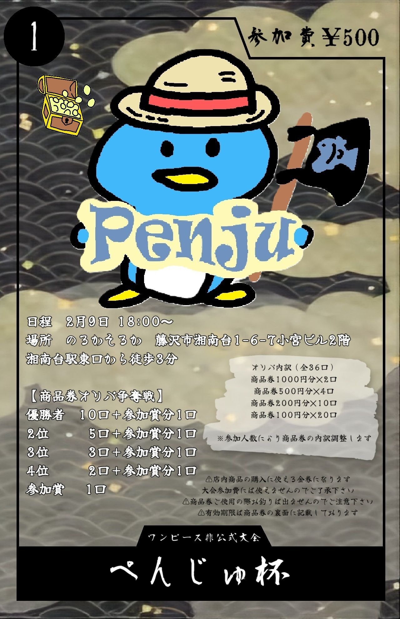 第1回ぺんじゅ杯 - Tonamel