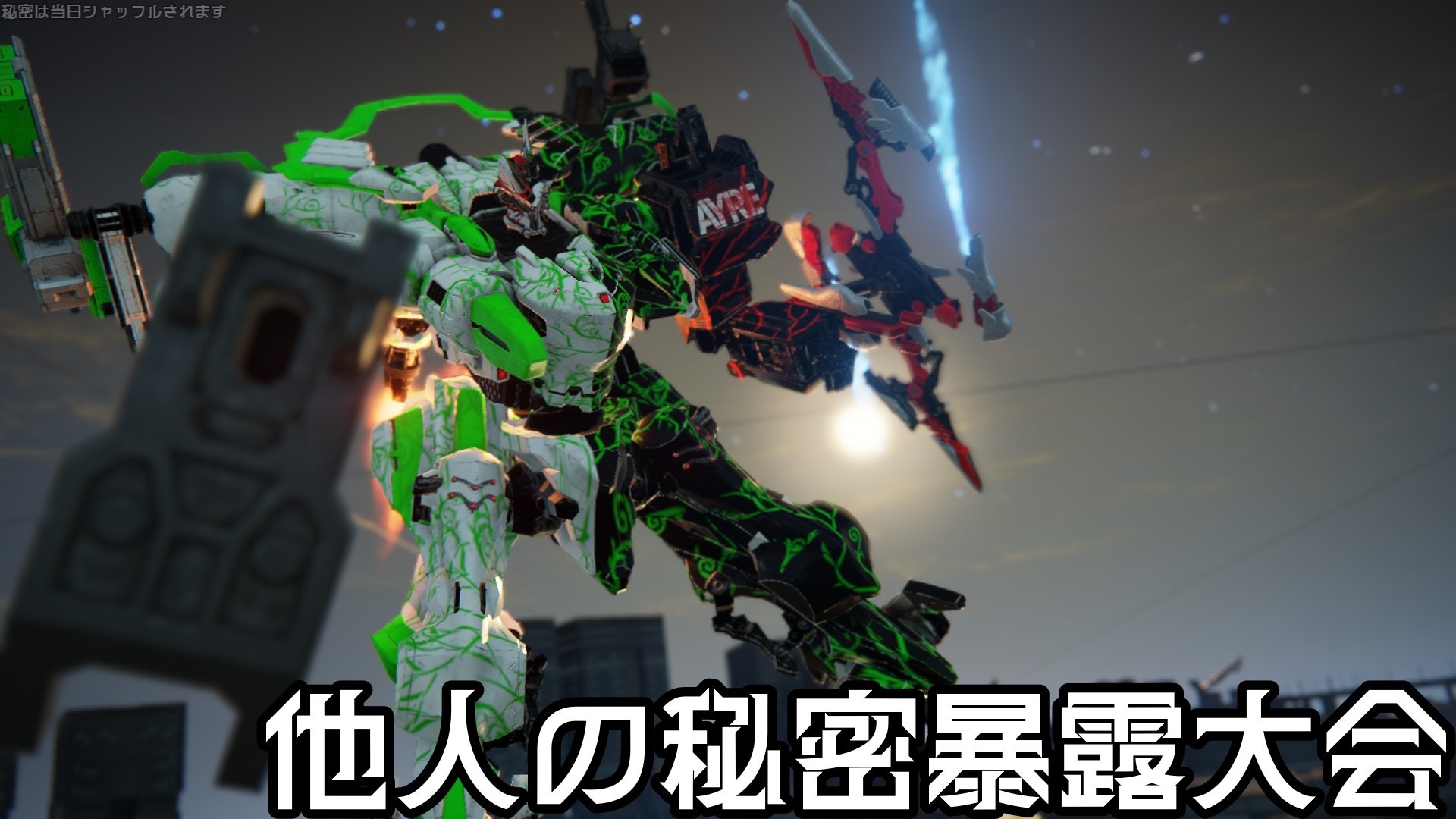 【AC6】他人の秘密暴露大会【PC版】 - Tonamel